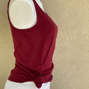 Merona | Tops | Plus Size Red Tie A Knot Casual Chic Tank Top | Poshmark